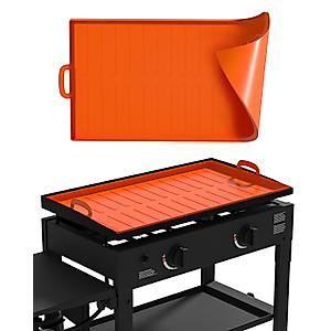 Silicone-Griddle-Mat-Blackstone-Accessories - Cover for Blackstone 28 Inch Griddle Heavy Duty Food Grade Silicone Mat, Protect Griddle from Rodents, Insects, Debris, and Rust