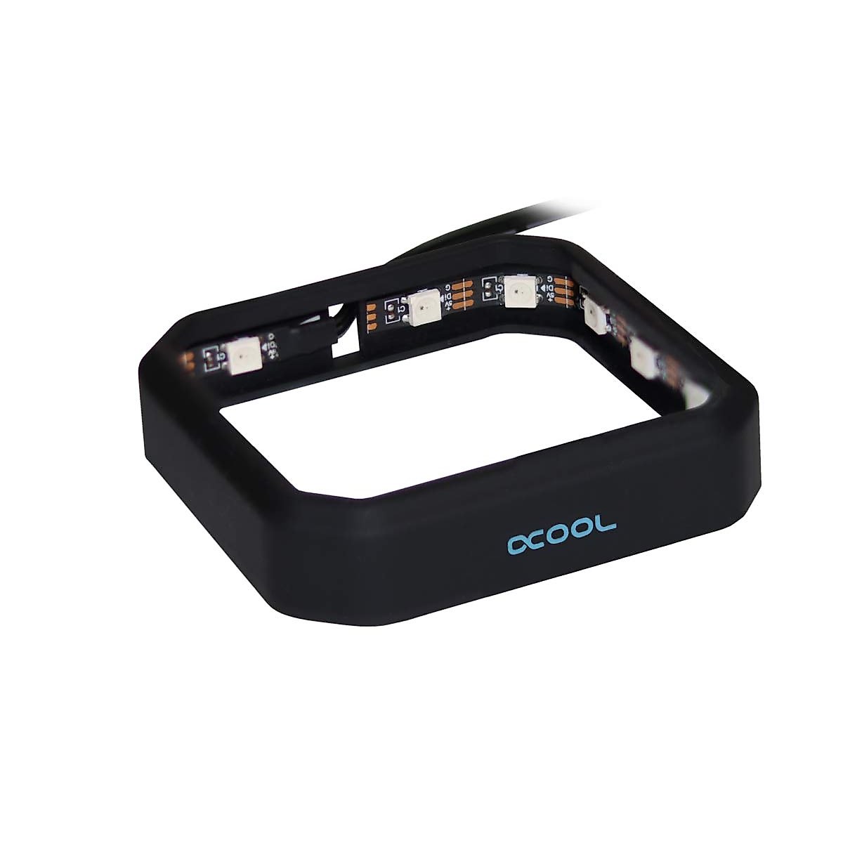 Alphacool 12942 Aurora XPX Digital RGB Frame - Black Modding Flexlights