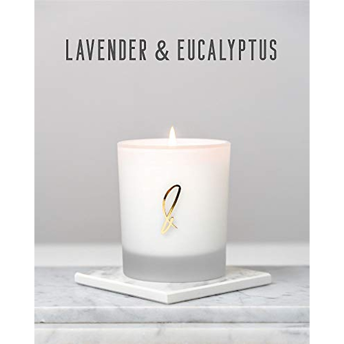 Lavender & Eucalyptus Candle | Scented Candles for Home | Spring Candles, Relaxing Lavender Candle Lavender Soy Candle, Soy Candles Scented Candle, Clean Burn Aromatherapy Candles Gift Boxed
