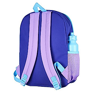 Disney Descendants Wickedly Cool 16" Backpack Lunch Tote Water Bottle Squishy Snack Tote 5 Pc Set