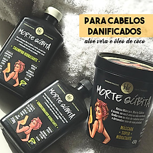 Lola Brasil SHAMPOO PASTE 3.52 oz - Hydrating Nourishing Repairing Revitalizing - Paraben-free SLS-free - Super Economical Vegan Cruelty-free - Chemical-free Eco-friendly (Morte Subita)