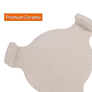 BBQ Future Heat Deflector, Plate Setter, Smoking Stone, Pizza Stone for 18" Large Big Green Egg Grill, 18" Kamado Grill, Chargriller 18" Akorn Kamado