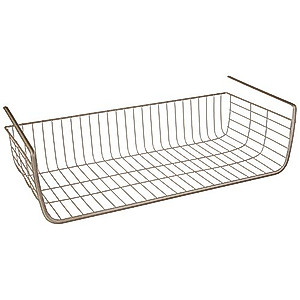 Spectrum Diversified Ashley Large Cabinet Shelf Basket, In-Cabinet Storage Shelf, Kitchen Cabinet & Pantry Organization & Storage, Bathroom Cabinet Basket