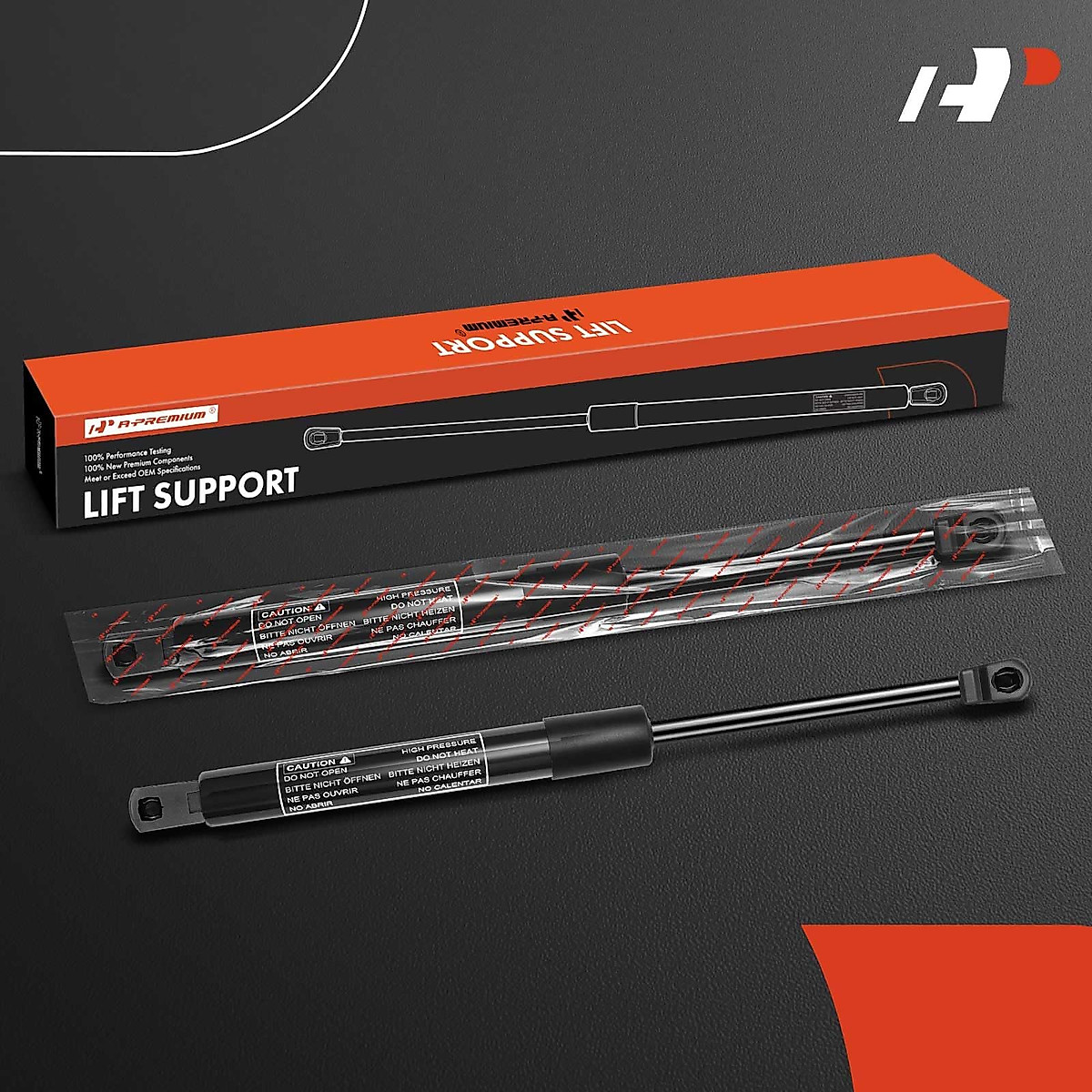 A-Premium Hood Lift Supports Shock Struts Replacement for Ford Crown Victoria Grand Marquis 1998-2011 2-PC