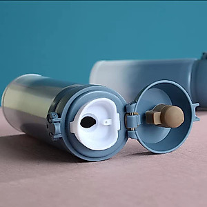 Ultimate insulated stainless steel water bottle - leak-proof, vacuum insulated, bpa-free, kids & adults, travel & sports, hydroflask water bottles,travel mug, thermos funtainer 16 oz, pink and blue