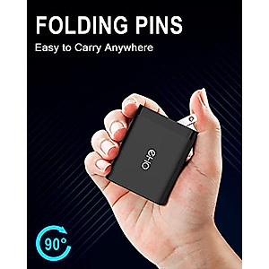 USB C Charger, 100W USB-C Power Adapter, Super Fast Charger for Samsung, GaN III Compact & Foldable Versatile Charger, 3 USB C+1 USB Port Charging Block Compatible with MacBook/iPhone/iPad, UL Listed