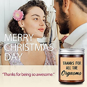 Lavender Scented Candles - Funny Gifts for Husband Men, Anniversary, Naughty Gift for Him, Birthday Gifts for Boyfriend, Engagement Gifts for Fiance, Housewarming Gifts for Friend