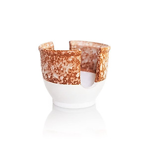 Rail19 Slotted Stoneware Sponge Holder (Terra Cotta)