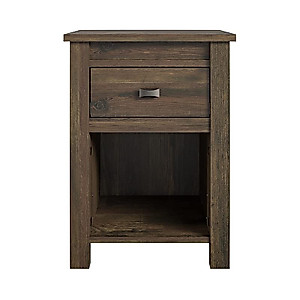 Ameriwood Home Farmington Night Stand, Rustic ,Small, Century Barn Pine -