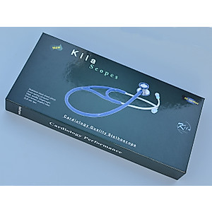 Kila Scopes Specialist Stethoscope - Professional Single Head Cardiology & Diagnostic Stethoscope for Doctors and Nurses - with Accessories, K971 Orange