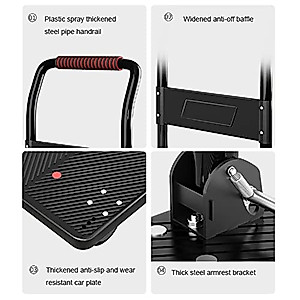 Folding Platform Cart, Rolling Flatbed Cart Hand Platform Truck Push Dolly Heavy Duty Space Saving Collapsible/550 Lb. Load Capacity/for Loading