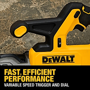 DEWALT 20V MAX XR Bandsaw, Brushless Motor, Portable and Cordless, 3-3/8 Inch Cut Capacity, Bare Tool Only (DCS378B)