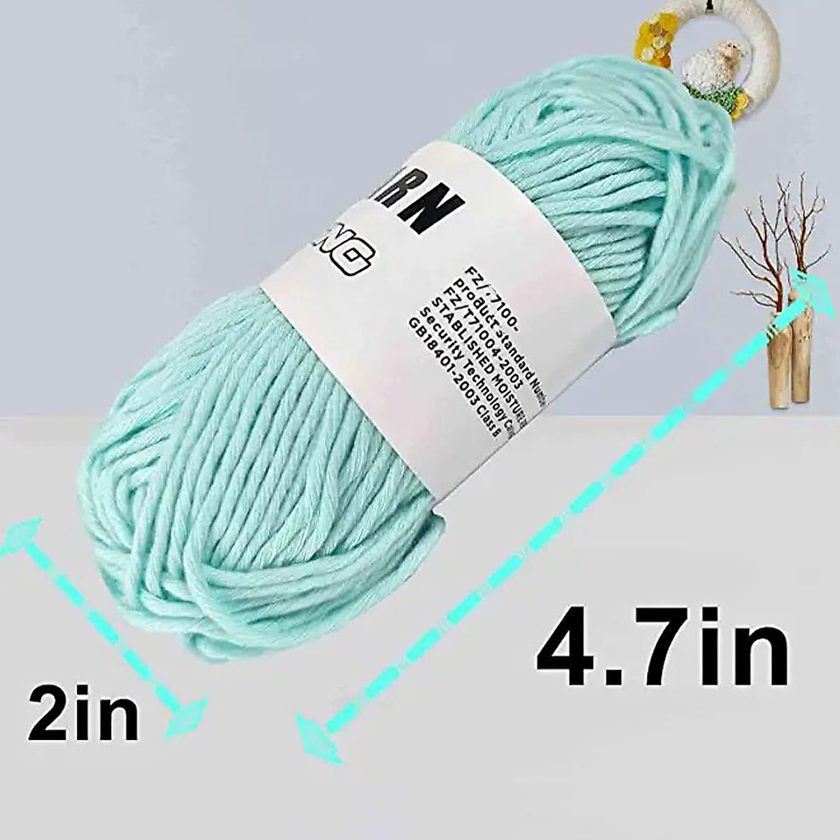 5 Rolls Glow in The Dark Yarn, Glow Yarn, 2023 DIY Glow in The Dark Yarn for Crochet, Glow in Dark Yarn for Holiday Gifts Scarves, Shawls, Sweaters, Hats (5 Colors)