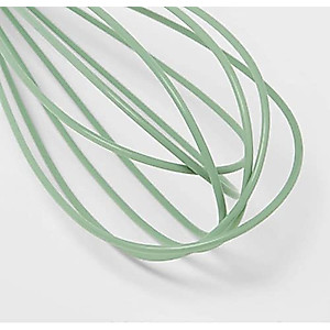 Room Essentials Stainless Steel Wire Whisk Heat Resistant Kitchen Whisks for Non-stick Cookware, Balloon Egg Beater Perfect for Blending, Whisking, Beating, Frothing & Stirring - Green