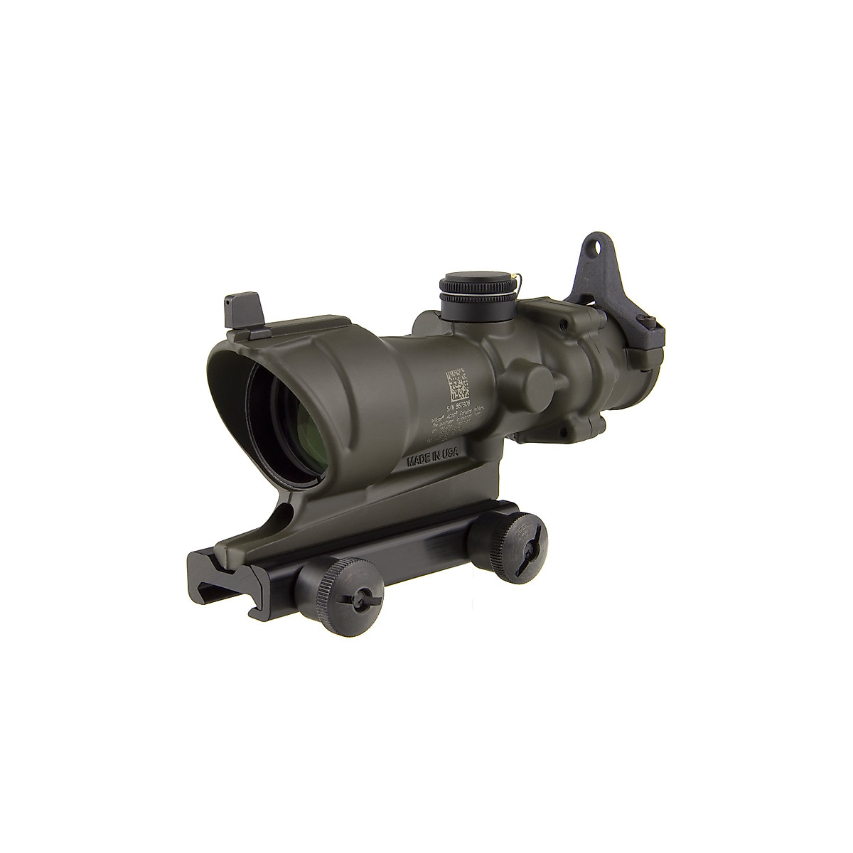 Trijicon ACOG TA01-D-100318 4x 32 Tritium Only, Center Illuminated Amber Crosshair .223 Reticle Scope, OD Green