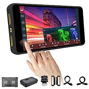 Portkeys PT5 II Touchscreen Camera Field Monitor Wide Color Gamut New Peaking LUT Video Assist Luma RGB Waveform for DSLR (5 inch)