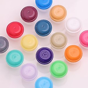Capsule Vending Machine Translucent Acorn Capsules Empty 100 pcs 1.1 inch - Gumball Machine Capsules Bulk Party Favors Containers - Easter Basket Stuffers Gifts Pinata Stuffers DIY Craft Supplies