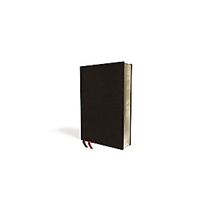 NIV, Thinline Bible, Giant Print, Bonded Leather, Black, Red Letter, Comfort Print
