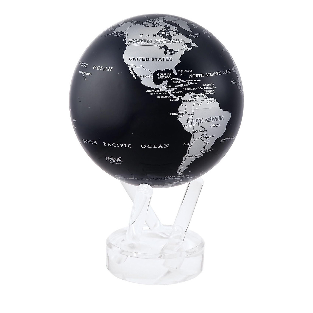 MOVA Globe Metallic Black and Silver 4.5"