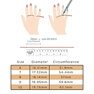 EVERNOIR Luxurious 14K Gold Band Ring for Women, Tarnish-Free and Non-Fading, Ideal for Wedding, Stackable Style - Size 7