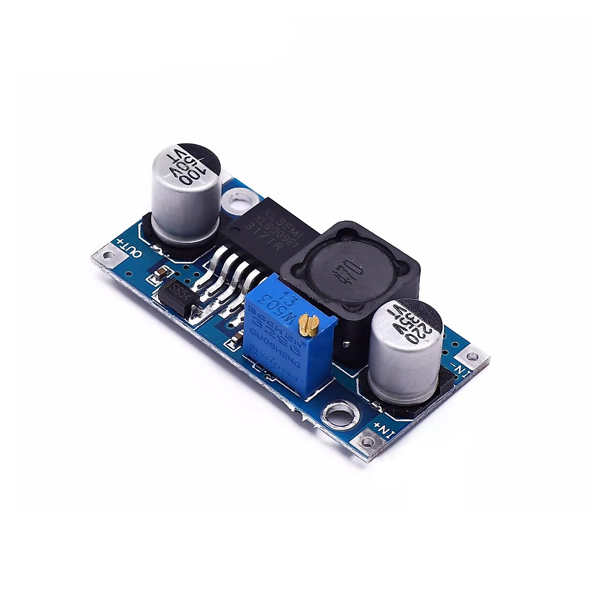 Songhe XL6009 Boost Module DC - DC 4.5-30V to 5-35V Output Adjustable Step-up Board Module Better Than LM2577 (10pcs)