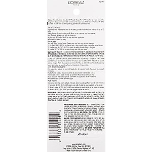 L'Oréal Paris Brow Stylist Prep and Shape Pro Brow Kit, Medium To Dark, 0.12 oz.