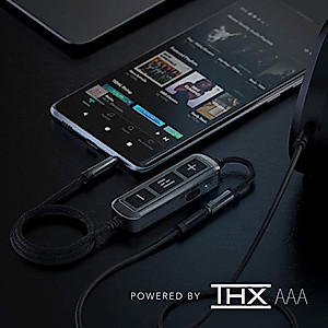 HELM DB12 AAAMP Mobile Headphone Amplifier, THX AAA Technology, Analog Amplifier, 12 dB Signal Boost,+6 dB Bass Boost, THX Certified, Male 3.5mm to Female 3.5mm Audio Jack, Studio Sound On The Go