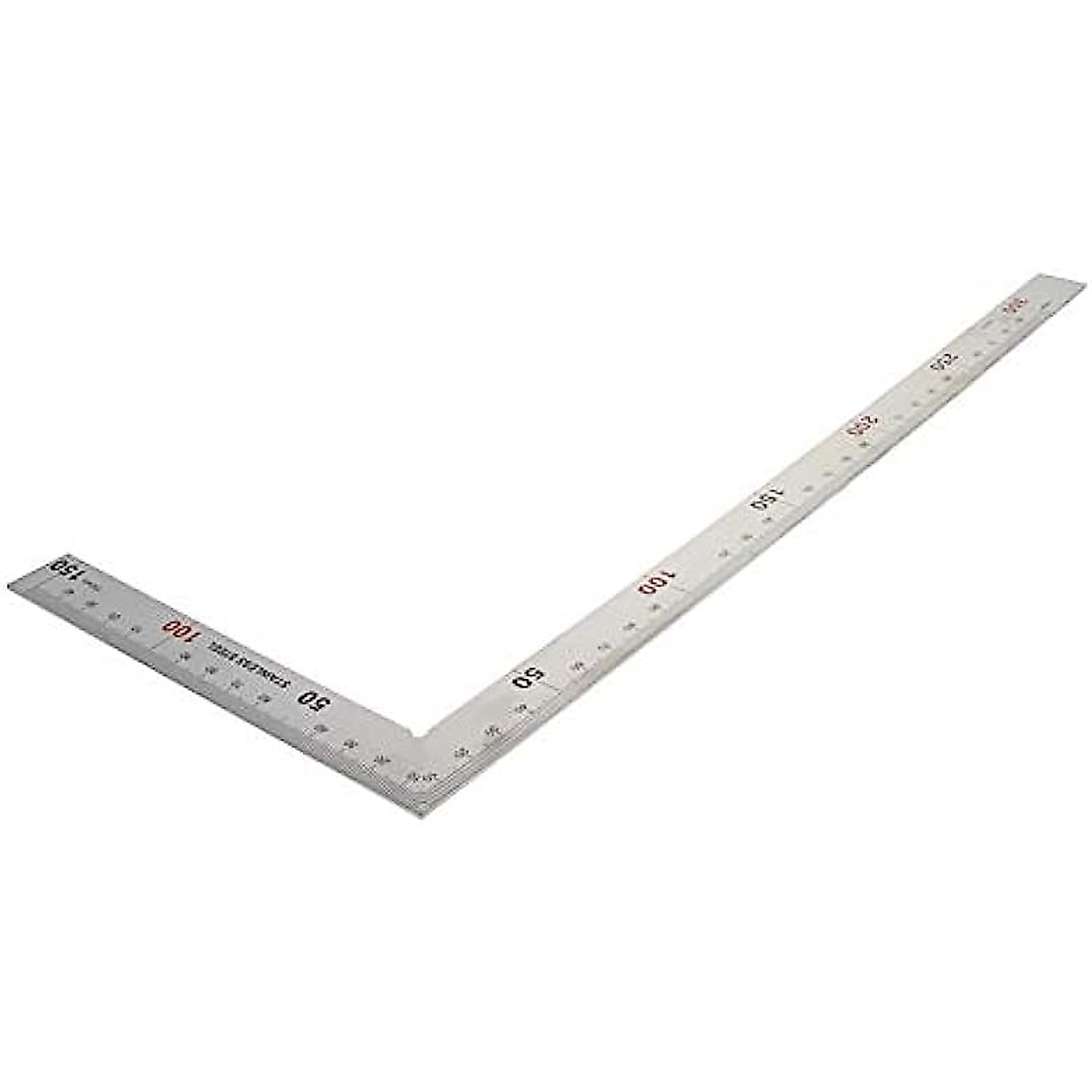 Utoolmart Right Angle Ruler, 150×300mm Stainless Steel L Shape Ruler, 90 Degree Square Tool, Framing Tools for Carpenters