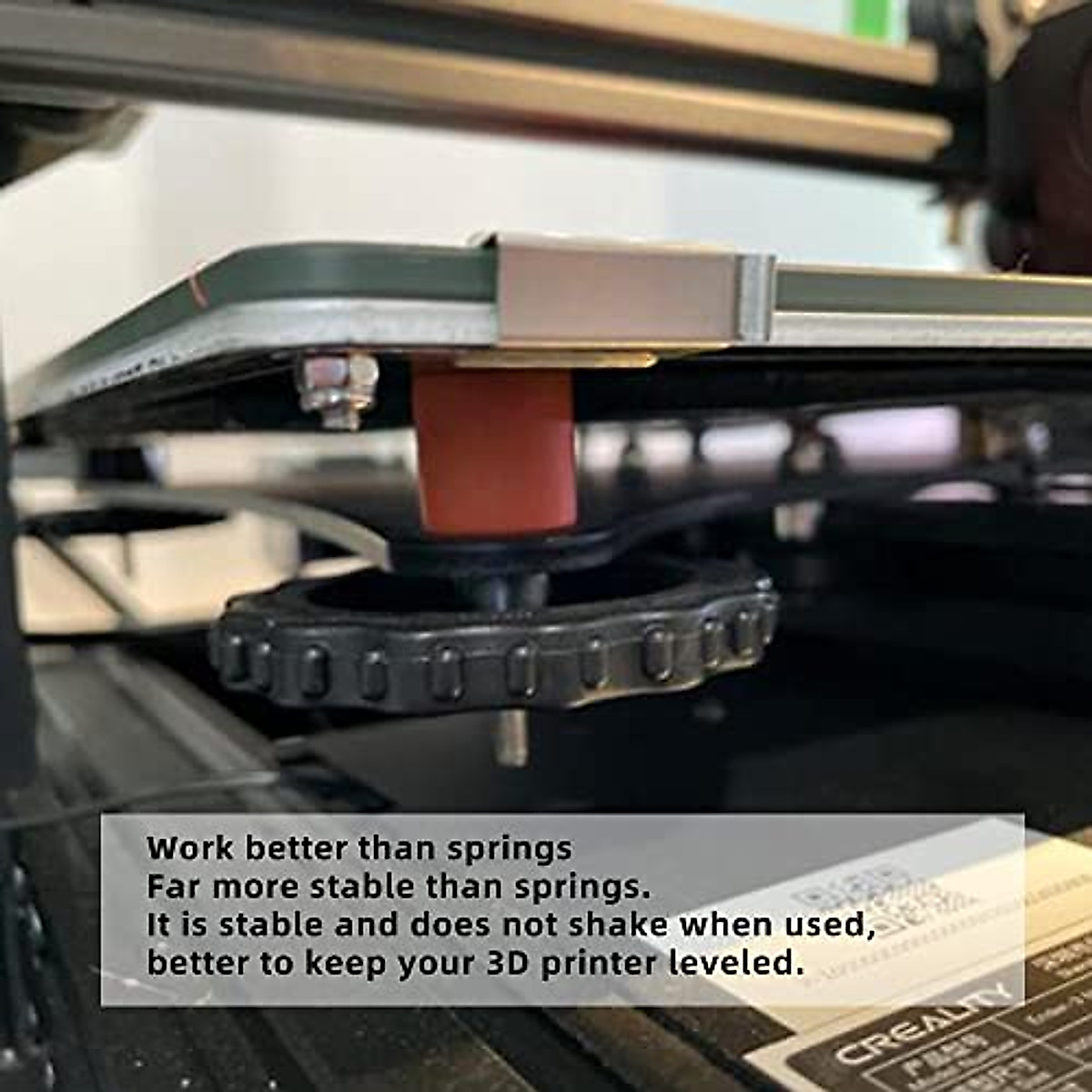 3D Printer Silicone Bed Mounts, Ender 3 Silicone Leveling Solid Bed Mount, 3D Printer Leveling Spring Replacement Part for CR-10/Ender-3 v2/ Pro/S1/Ender 5 Pro, 8PCS