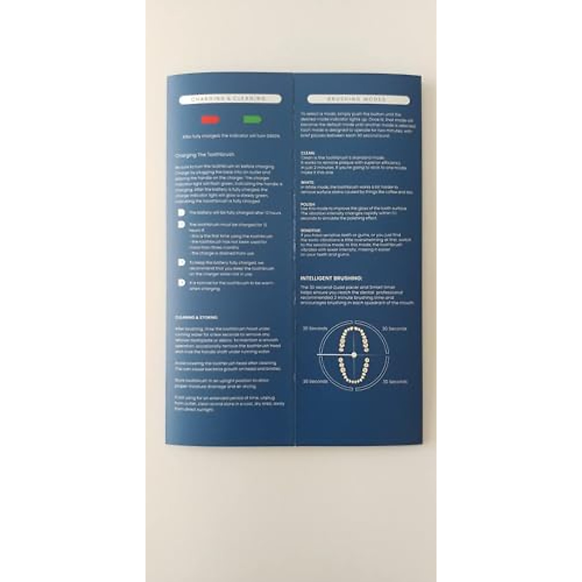 Snow LED Electric Toothbrush - Rechargeable Electronic Brush for Adults - Sonic Technology w/LED Light Whitening & Cleaning Powered w/Sonic Technology for Oral Routine - Polar Blue