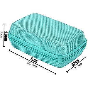 Aenllosi Hard Storage Case Compatible with Phomemo D30 Bluetooth Wireless Mini Label Printer.（Only Case,Green）