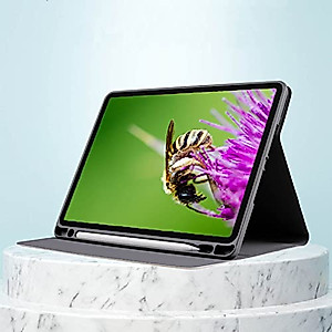 Hubin for New iPad 9.7 2018 2017 / iPad Air 2 / iPad Air 1 Case, Puppy Grass Wolf Cub Whit Auto Sleep/Wake Up