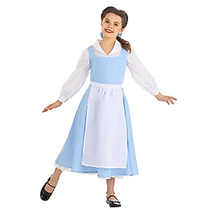 Fun Costumes Kids Beauty and the Beast Belle Blue Dress Costume Medium