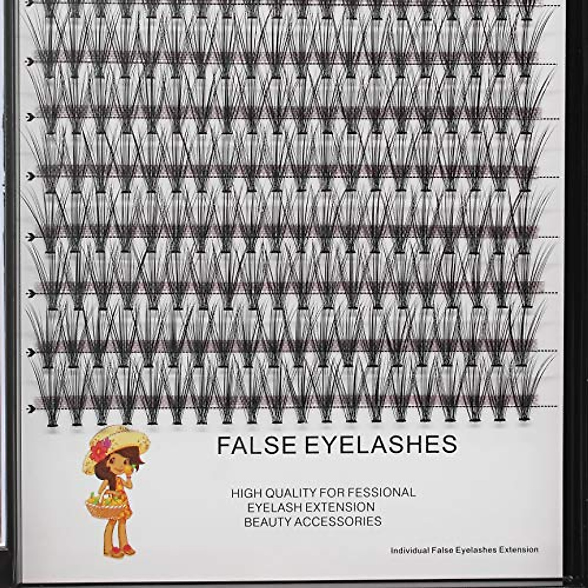 Bodermincer 20D 8-20mm To Choose 8-10-12-14mm MIX/14-16-18-20mm MIX rofessional Makeup Individual Cluster Eyelashes Grafting Fake False Eyelashes Eyelash Extension Individual Eyelash Bunche (20D-12mm)