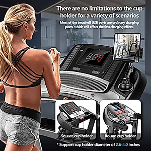 Cup Holder Phone Mount,15W Wireless Charger Car Phone Holder for Air Vent and Cup Holder,Cup Holder Phone Holder Compatible with Samsung Galaxy Z Fold 4/3/2,iPhone 13/12/11/X/8,Auto Clamp 5.6in-7.4in