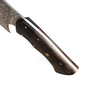 Handmade Damascus Steel 12 Inch Cleaver Chopper Edc Knife - Cleaver With sheath - Mppn-8667