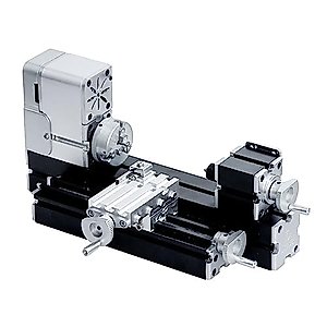 ZHRUI All-metal Miniature Lathe 36W 20000rpm Didactical Mini metal Lathe Machine for Hobbyist Woodworking Craft