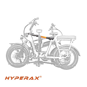 HYPERAX Special Combo - Volt eco with E-Bike Adapter - Platform Bike Rack for Car, SUV, Trucks, Sedan - for 2" Hitch Fits Up to 2 X 60 lbs Bike with Up to 5" Fat Tires - NO RV USE!