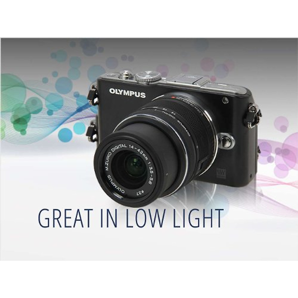 Olympus PEN E-PL3 14-42mm 12.3 MP Mirrorless Digital Camera with CMOS Sensor and 3x Optical Zoom (Black)