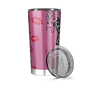 Insulated Tumbler Stainless Steel 20oz 30 Oz Mean Hot Girls Cold - Iced Burn Tea Book Coffee Wine Cup Mug Suit For Home Office Travel