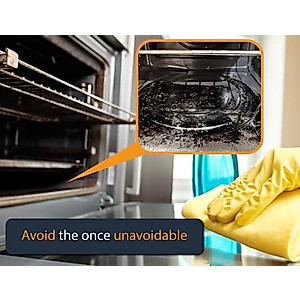 Oven Liners for Bottom of Oven - 2 Pack Large Heavy Duty Mats, 17”x25” Non-Stick Reusable Liner for Electric, Gas, Toaster Ovens, Grills - BPA & PFOA Free Kitchen Accessory to Keep Your Oven Clean