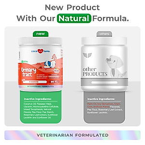 Cranberry for Dogs - 90 Soft Chews - Urinary Tract Support, Bladder Support for Dogs, Dog UTI, Bladder Stones, Dog Incontinence Support, Cranberry Supplement for Dogs