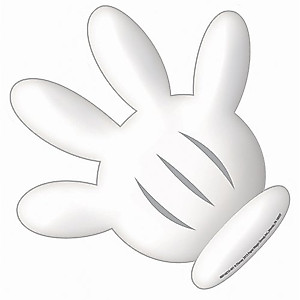 Eureka Mickey Mouse Clubhouse Hand Paper Cut Outs, Pack of 36