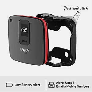 Waggle RV/Dog Safety Temperature & Humidity Sensor | Wireless Pet monitoring system | Verizon Cellular | Instant Alerts on Temp/Humidity/Power loss via SMS/Email 24/7 | No WiFi | Subscription Required