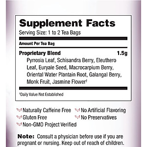 Bravo Tea Kidney Strong Herbal Tea Caffeine Free, 20 Tea Bags (Pack of 2)