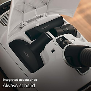 Miele Complete C3 Bagged Canister Vacuum Cleaner with Electrobrush Floorhead, Suitable for Carpets and Hard Floors, Marine Blue