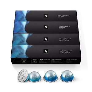 Nespresso Capsules VertuoLine, Iced Coffee Variety Pack, Iced Leggero, Iced Forte, 40 Count, Brews 2.7 Ounce and 7.77 Ounce (VERTUOLINE ONLY)
