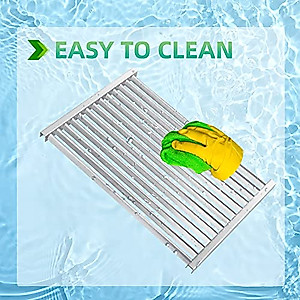 Folocy Grill Grates Replacement for Weber Spirit Grill Grates Grill Parts, for Weber Spirit E-310, E-320, S-310, S-320, Weber Genesis Silver B/C, Genesis Gold B/C, Genesis Platinum B/C, Genesis 1000