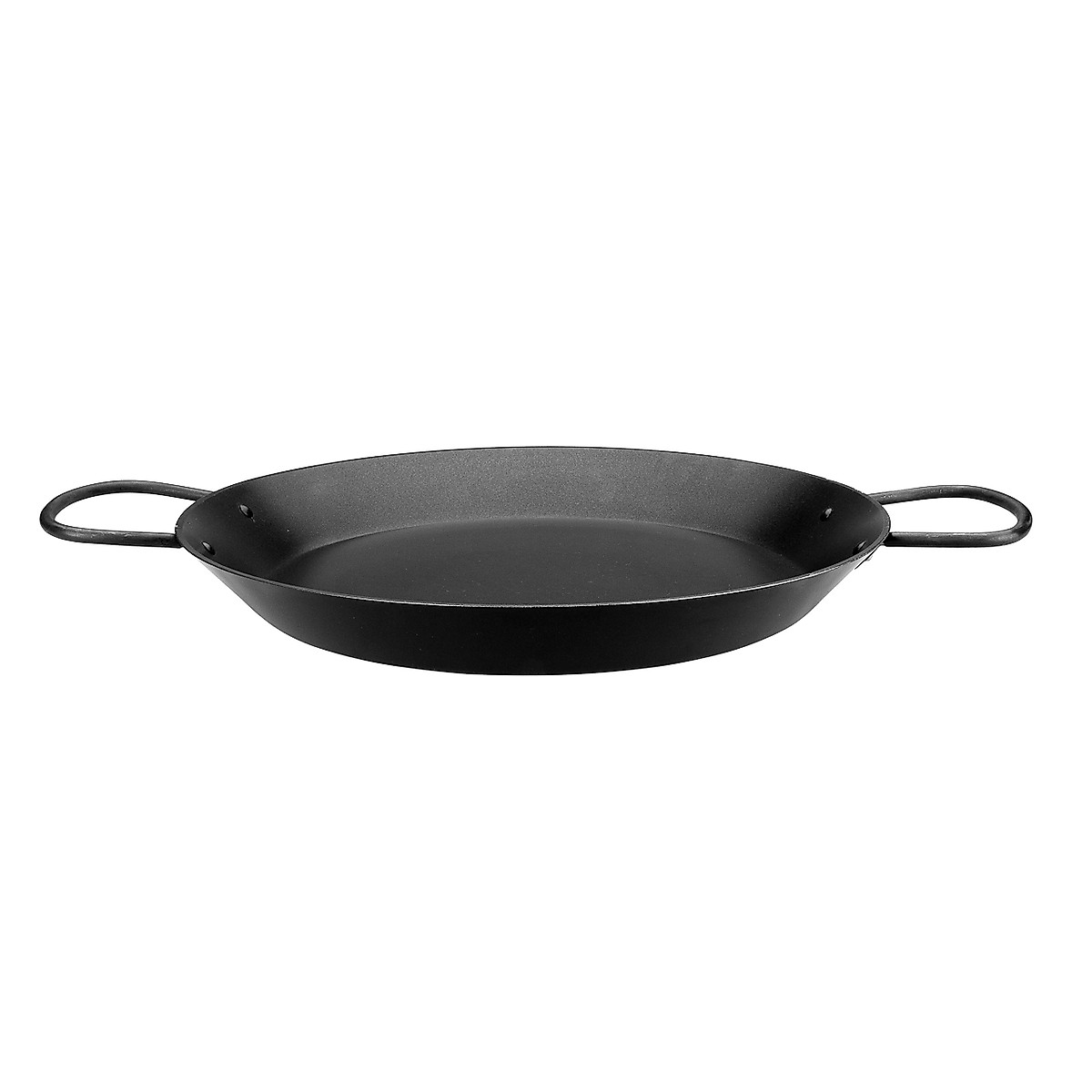 IBILI Non-Stick Cast Aluminum Paella Pan Skillet Suitable for All Cooking Methods Induction Great for Camping and Outdoor Cooking, Made in Spain (16.5 Inches)