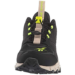 Reebok Women's DMXPERT Sneaker, Black/modern beige/neon Lime 9.5 M US